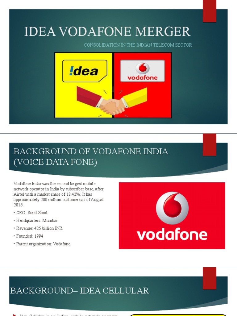 Idea Vodafone Merger Case Study | PDF | Telecommunications | Networks
