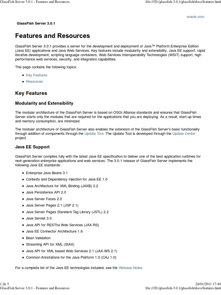 Key Features: Modularity and Extensibility | PDF | Java Platform | Java ...