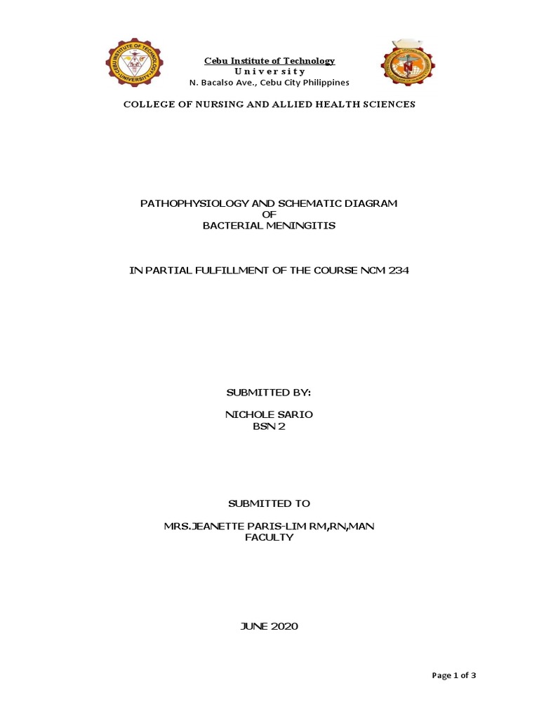 Pathophysiology Format | PDF