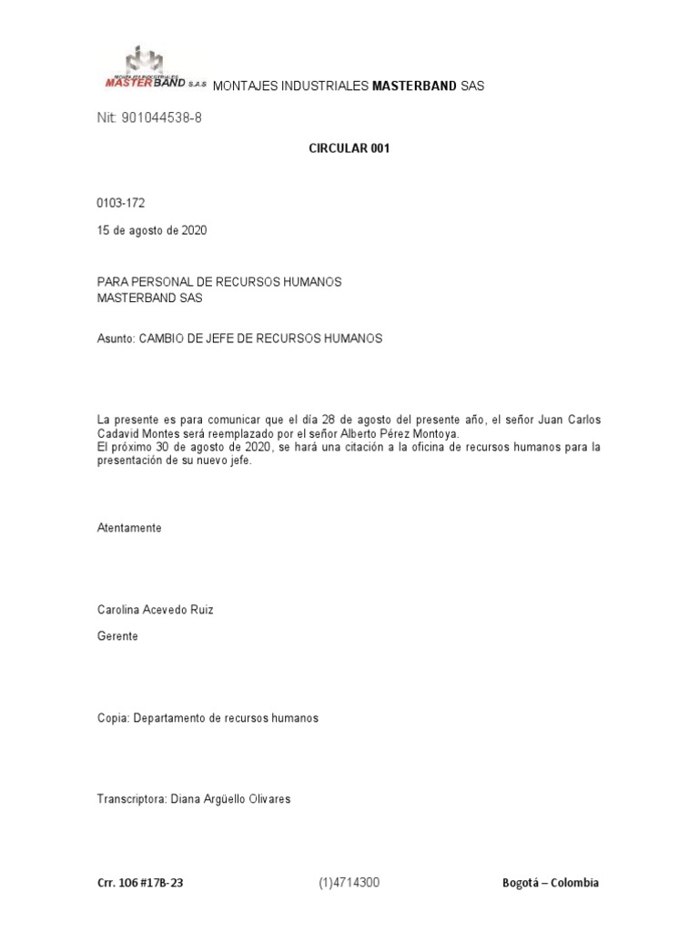 Circular (Estilo Bloque Extremo) | PDF