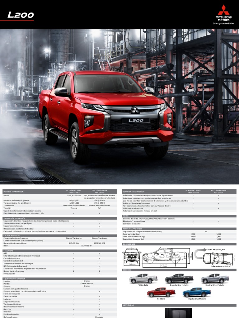 L200 2021 | PDF | Tracción en las cuatro ruedas | Vehículos de ruedas