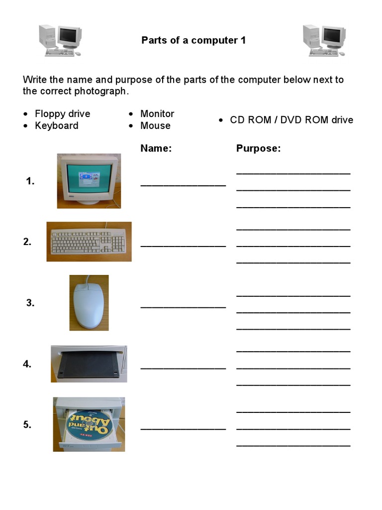 Parts of A Computer | PDF | Office Equipment | Consumer Electronics