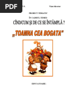 Proiect Tematic Toamna | PDF