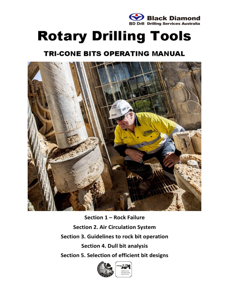 Bddrill Tri Cone Bits Operating Manual PDF | PDF | Drilling Rig | Drilling