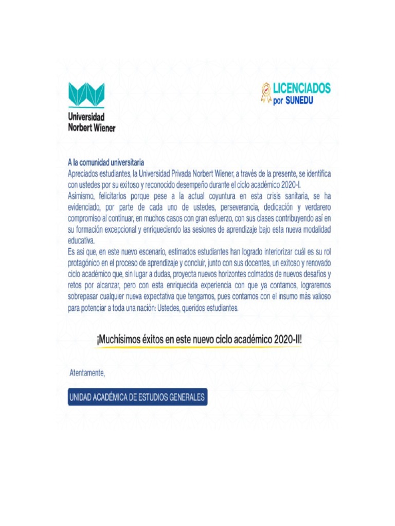 CARTA - DE - BIENVENIDA Ingles | PDF