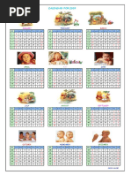 CFMEU WA A4 Printable RDO Calendar 2021 | PDF