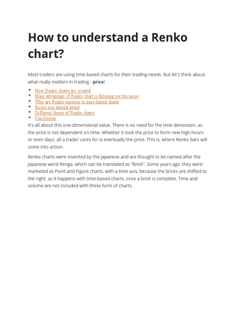 How To Understand A Renko Chart | PDF | Median | Teaching Mathematics