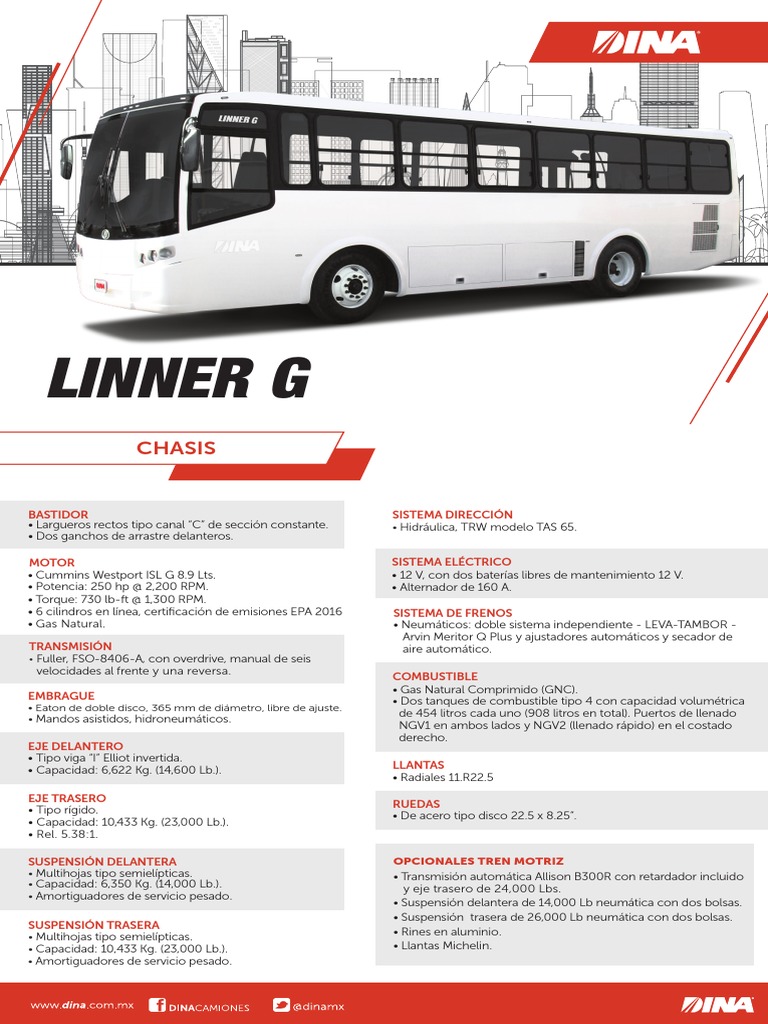 Linner G PDF | PDF | Eje | Vehículo de motor