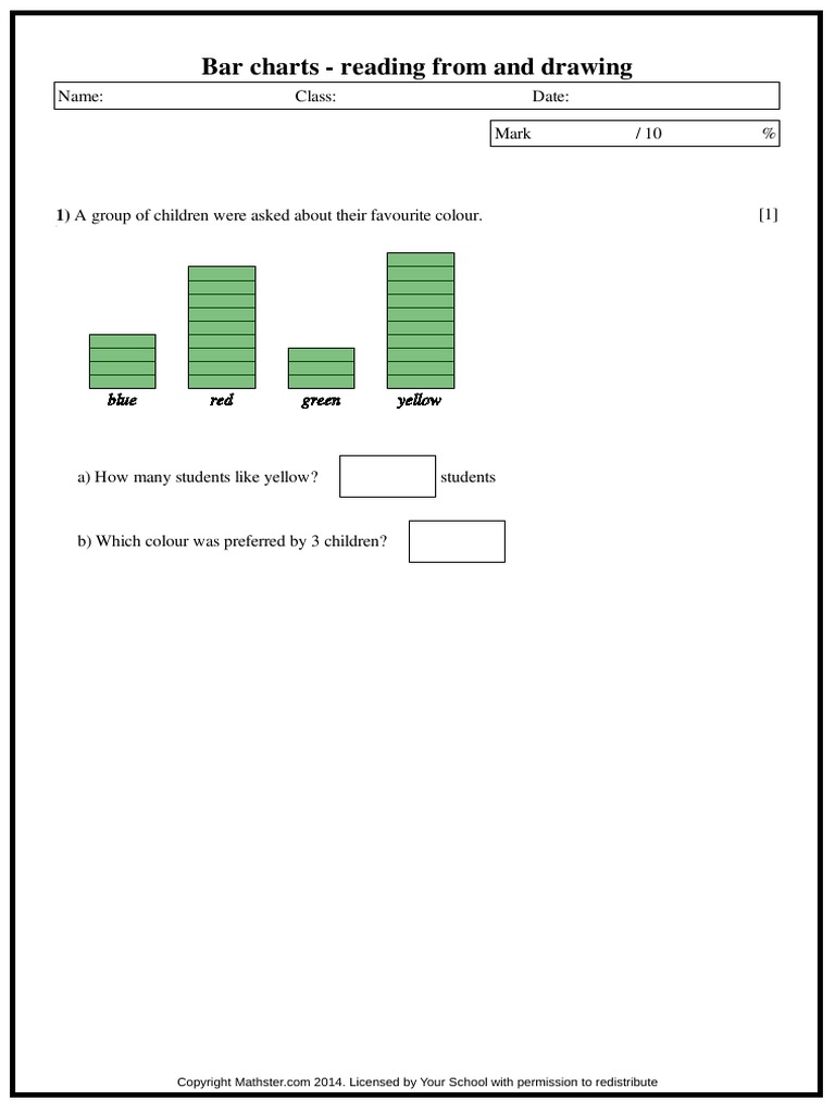 Bar Charts - Reading From and Drawing11 | PDF | Business