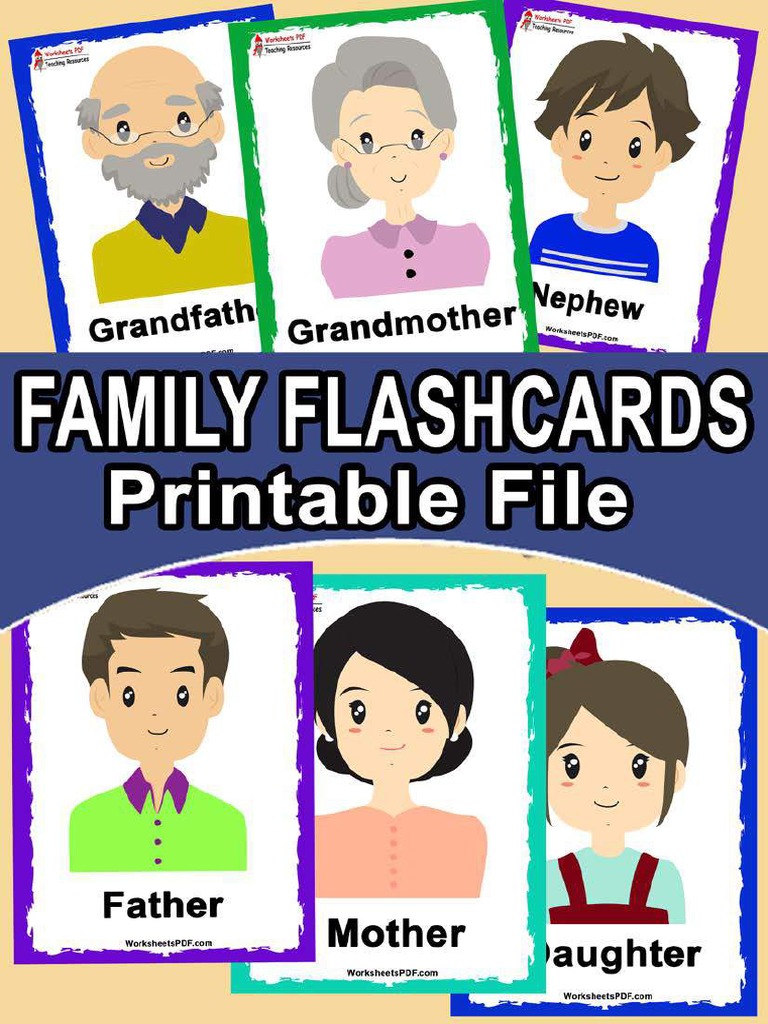 Family Flashcards PDF | PDF