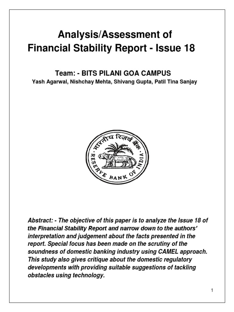 RBI Report | PDF | Capital Requirement | Market Liquidity