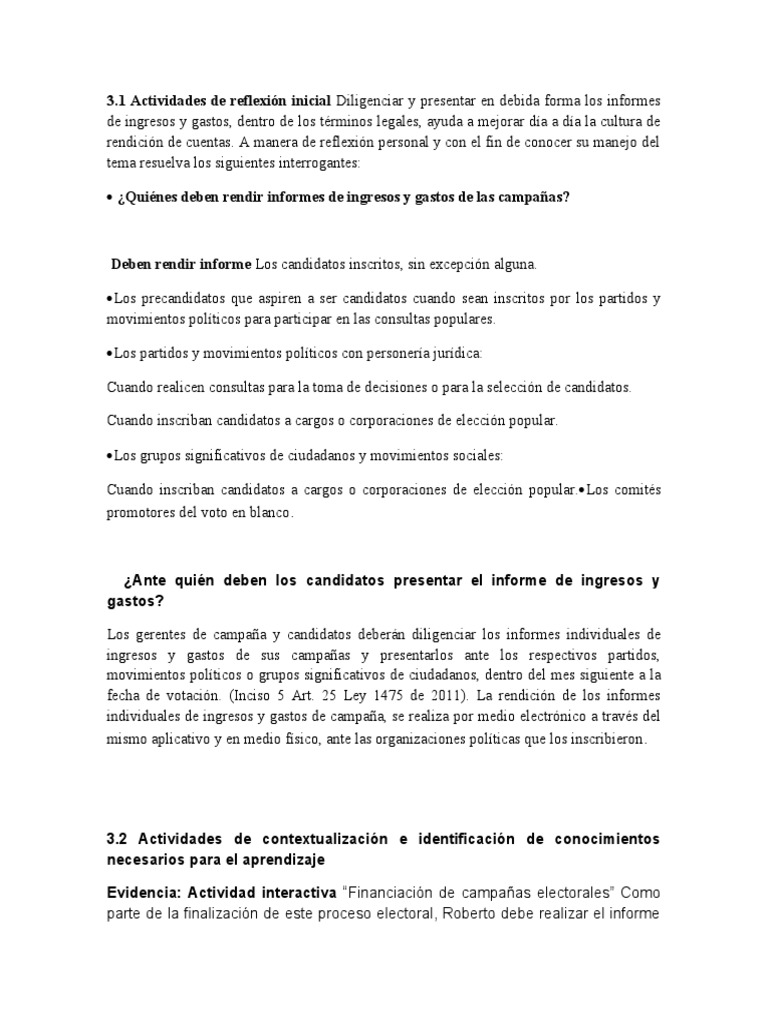 Actividad 3 | PDF | Votación | Elecciones