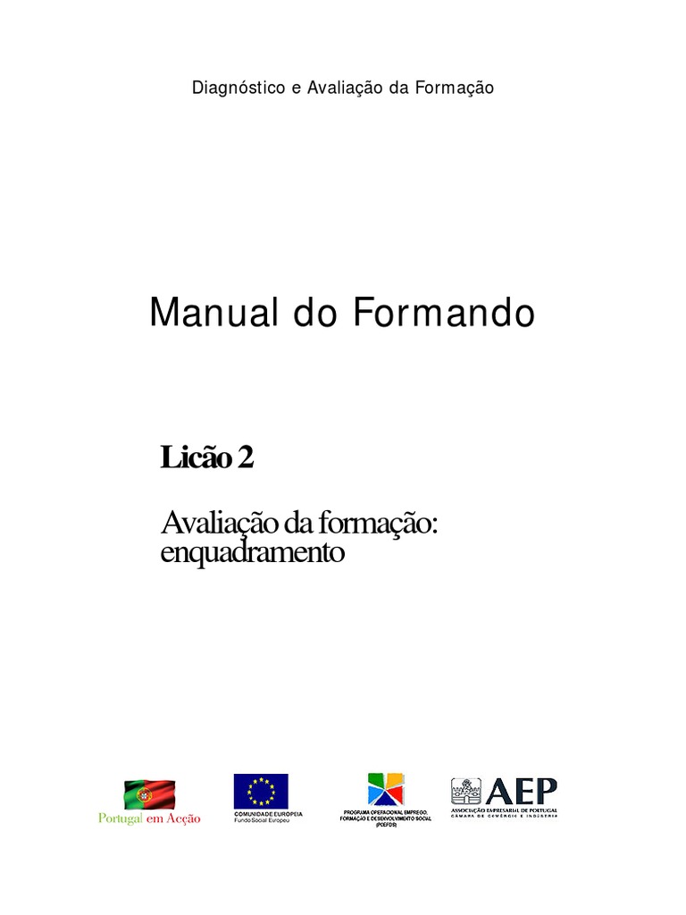 DAF Manual Formando Lic2 | PDF | Desenvolvimento profissional | Investimentos