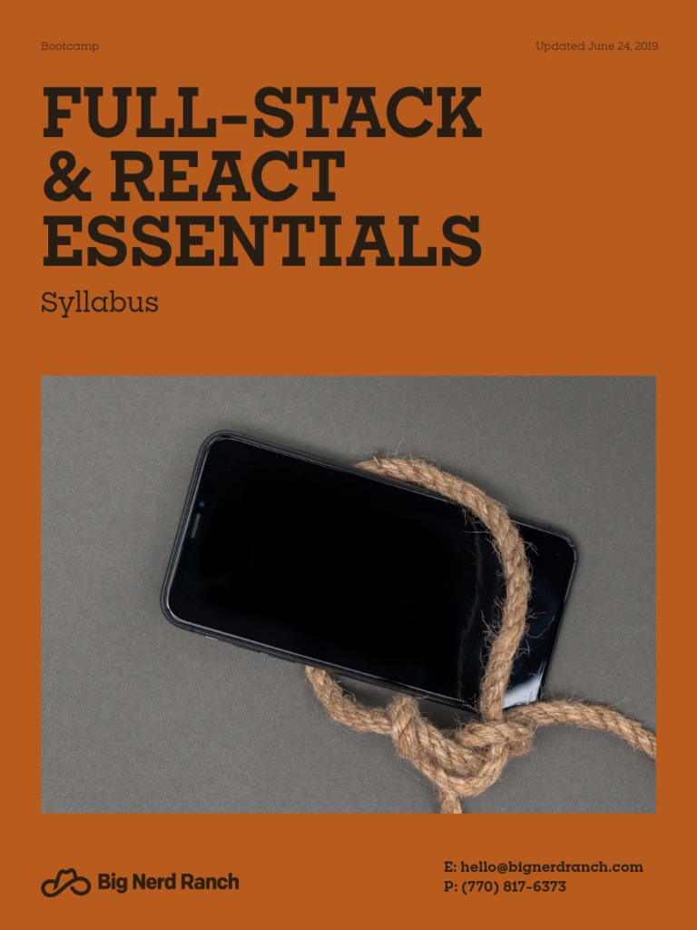 Full-Stack & React Essentials: Syllabus | PDF