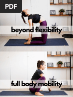 MBD Total Posture & Spinal Mobility | PDF | Flexibility (Anatomy) | Anatomical Terms Of Motion