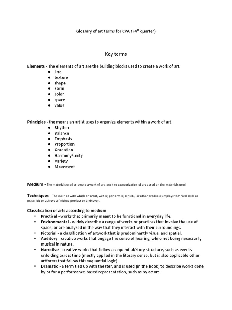 CPAR Final Exam Reviewer | PDF | Color | Drawing