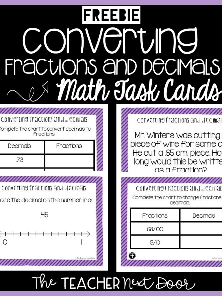 Decimals and Fractions | PDF | Fraction (Mathematics) | Decimal