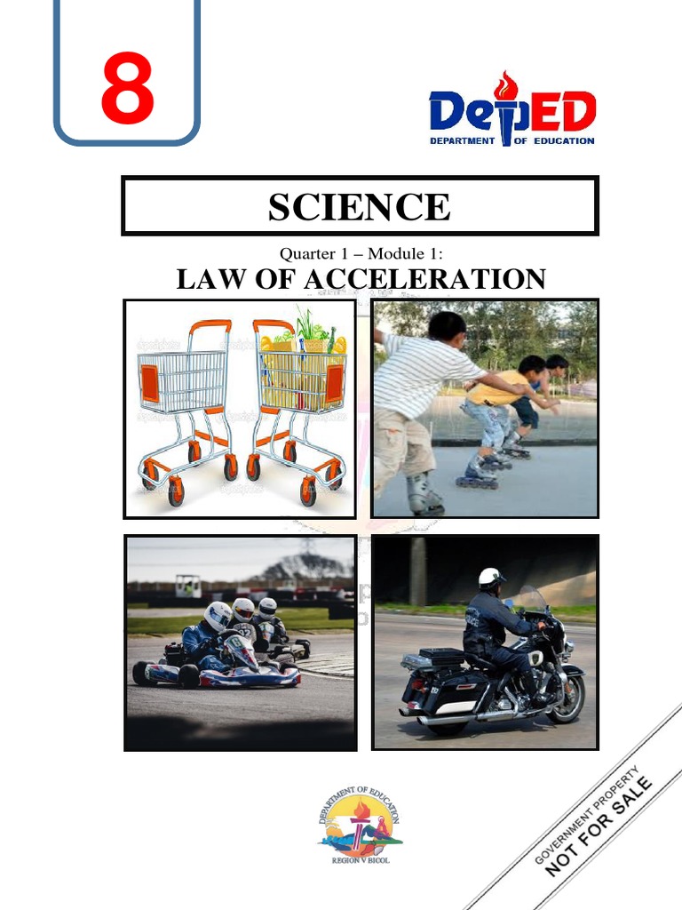 Q1 Week 1 Module 1 Law of Acceleration | PDF | Force | Mass