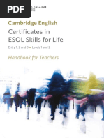 ESOL - Entry 3 - Writing Candidate Paper - Practice Paper C 2 | PDF ...