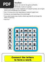 BOGGLE Boards | PDF | Gaming Devices | Game Manufacturers