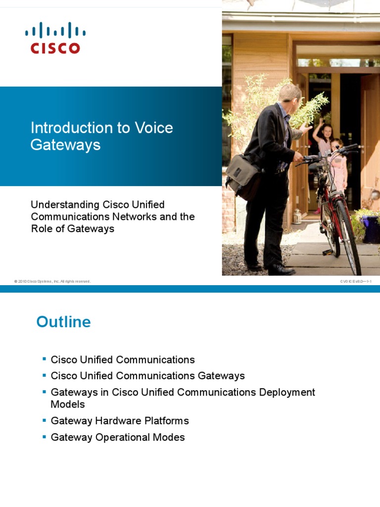 Introduction To Voice Gateways: Understanding Cisco Unified ...