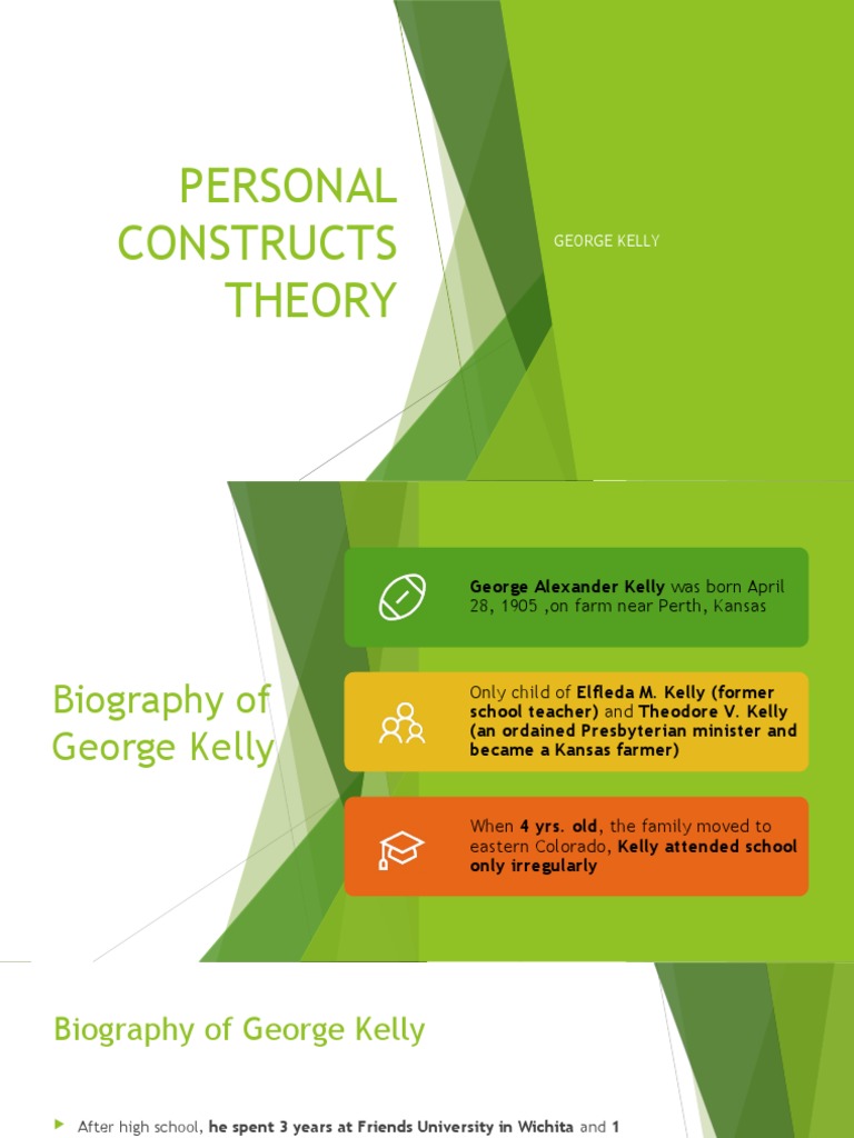 Personal Constructs Theory | PDF | Psychotherapy | Anxiety