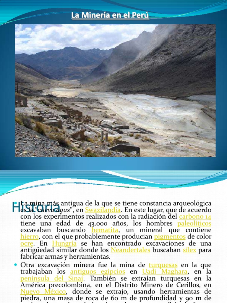 Etapas Del Proceso Minero Peru - Organized | PDF | Minería | Evaluación ...