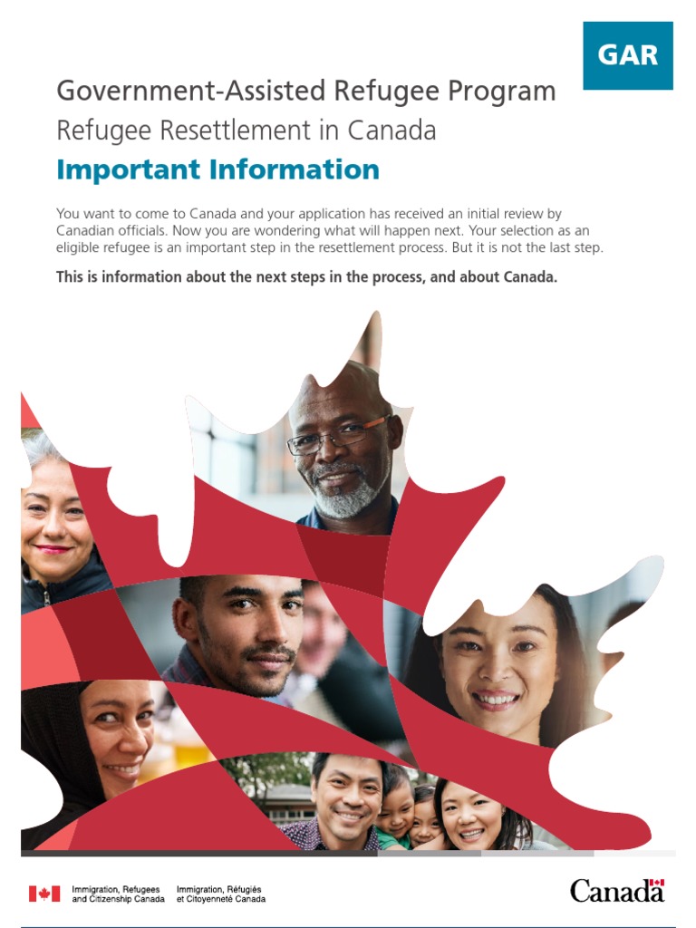 Important Information: Government-Assisted Refugee Program Refugee ...