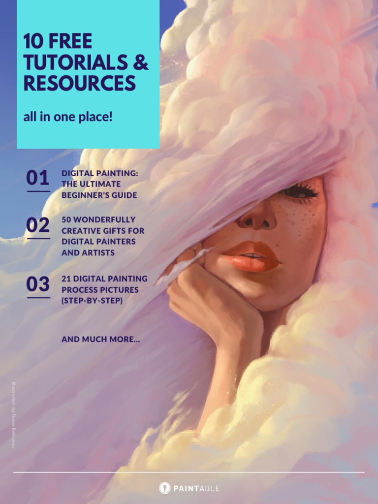 10 FREE TUTORIALS RESOURCES by Paintable PDF | PDF | Paintings