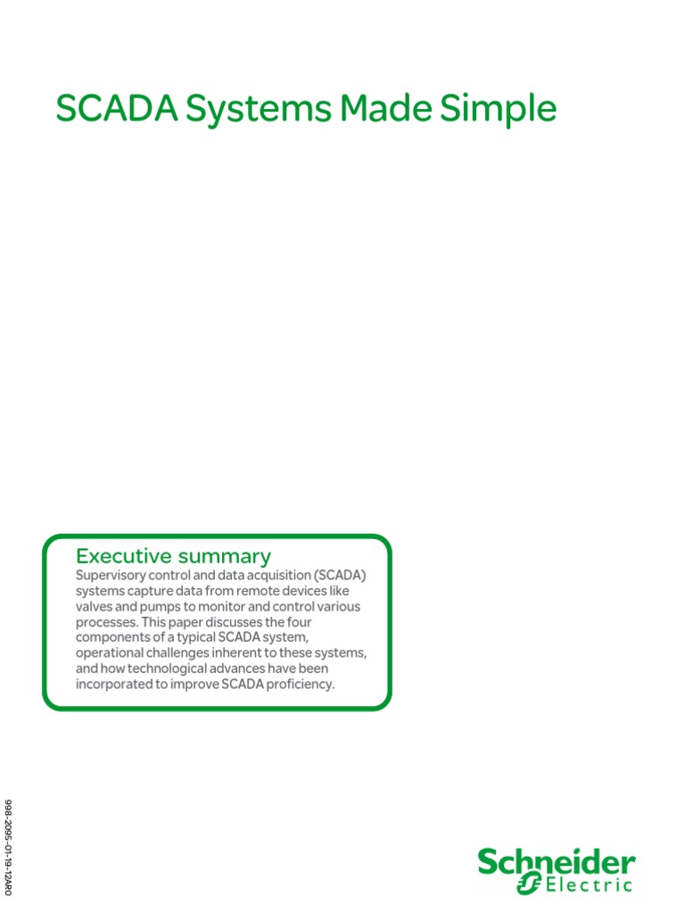 SCADA Systems Made Simple: Executive | PDF | Scada | Programmable Logic Controller