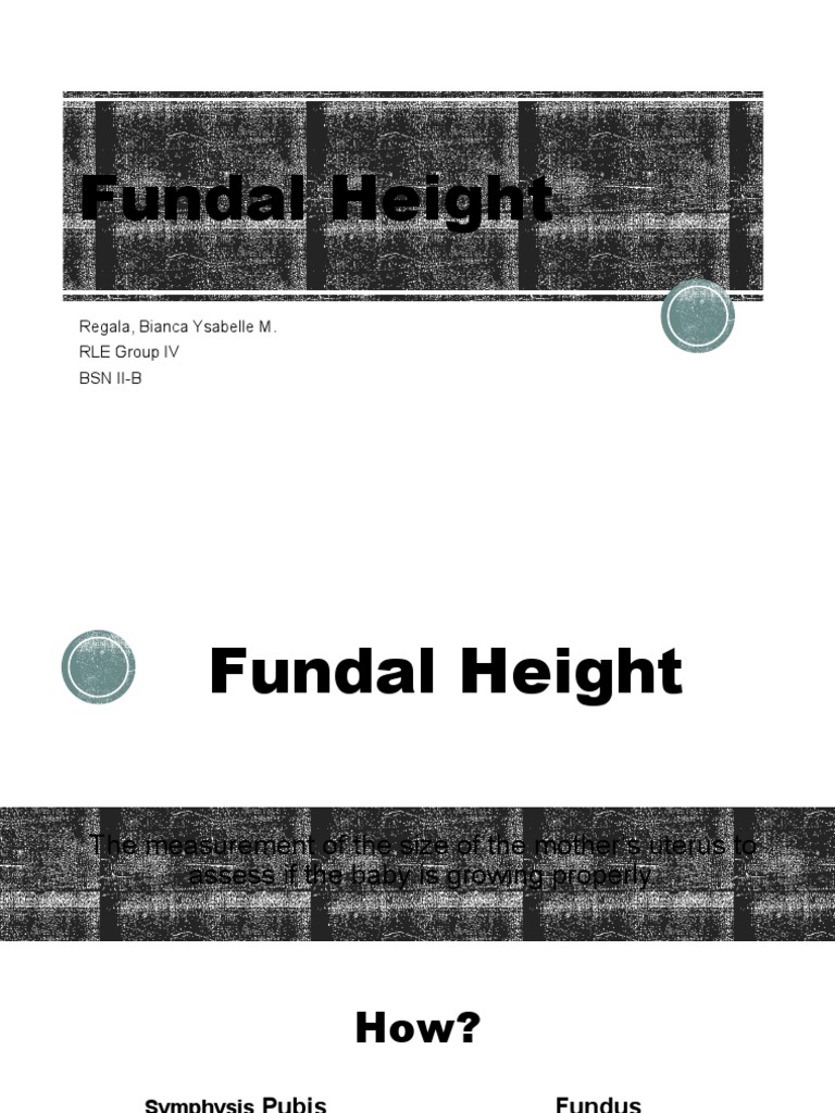 Fundal Height | PDF