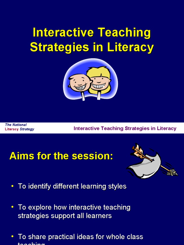 Interactive Teaching Strategies for Literacy | PDF | Learning Styles ...