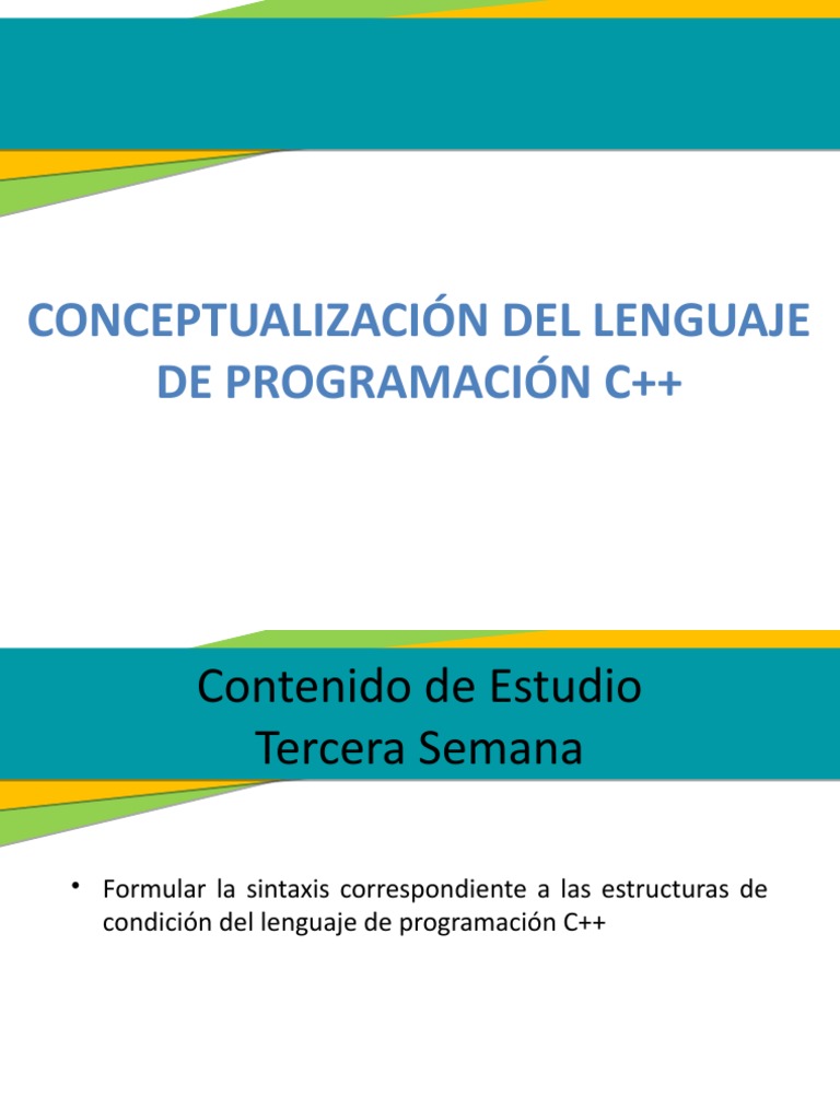Estructuras de Control en C++ | PDF | Flujo de control | Lenguaje de ...