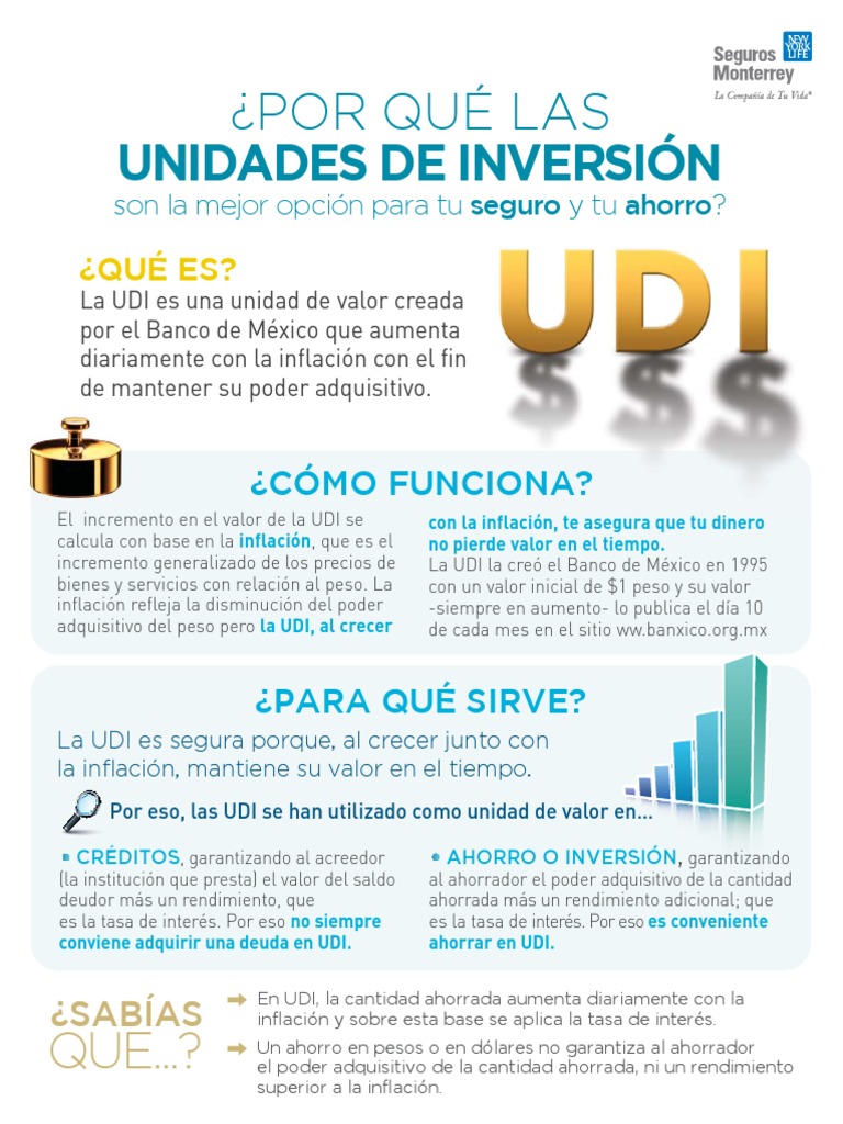 Por Que Las UDI Son La Mejor Opcion | PDF | Inflación | Tasas de interés