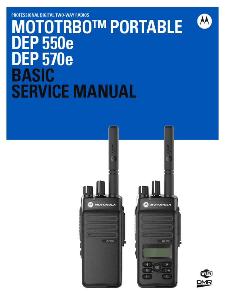 DEP570e 550e MSB-AA PDF | PDF | Radio | Copyright