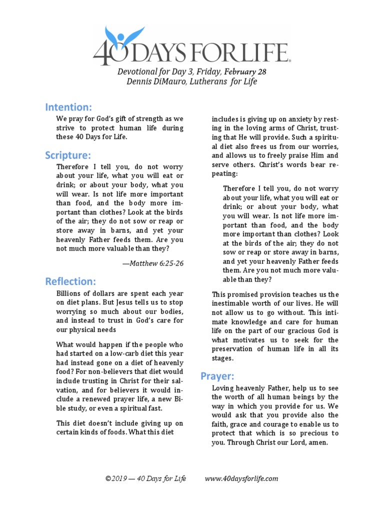 Day 3 Devotional Spring 2020 PDF | PDF | God The Father | Christian ...