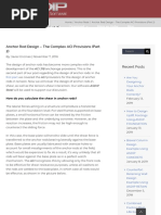 AISC-PLATE WASHER FOR ANCHOR BOLT | PDF | Beam (Structure) | Buckling