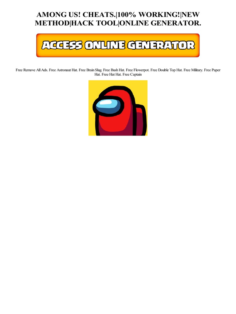 Among Us Cheats 691 | PDF | Cheating In Video Games | Android ...