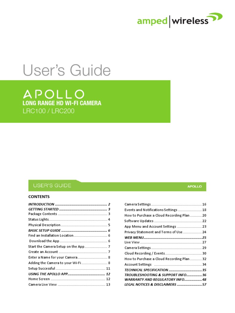 APOLLO UsersGuide PDF | PDF | Wi Fi | Electromagnetic Interference