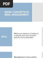 Meal Management Module Version 2 | PDF | Menu | Meal