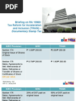 TRAIN Part 4 - Documentary Stamp Tax | PDF | Taxes | Deed