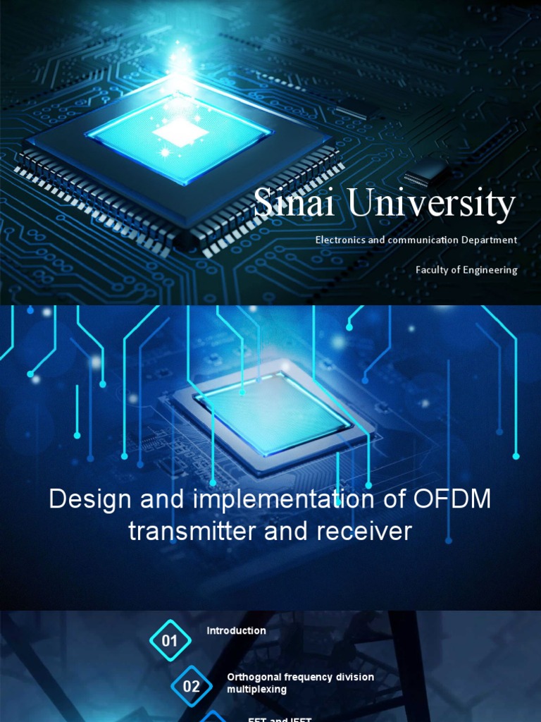 Design And Implementation Ofdm Transmitter And Receiver Pdf Orthogonal Frequency Division