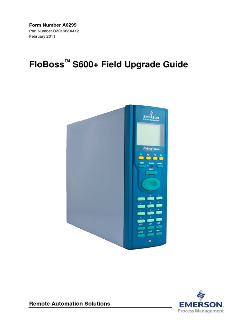 FloBoss S600 Plus Field Upgrade Guide | PDF | Electrical Connector | Ip ...
