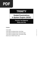 GESE Grade 5 Topic Form | PDF