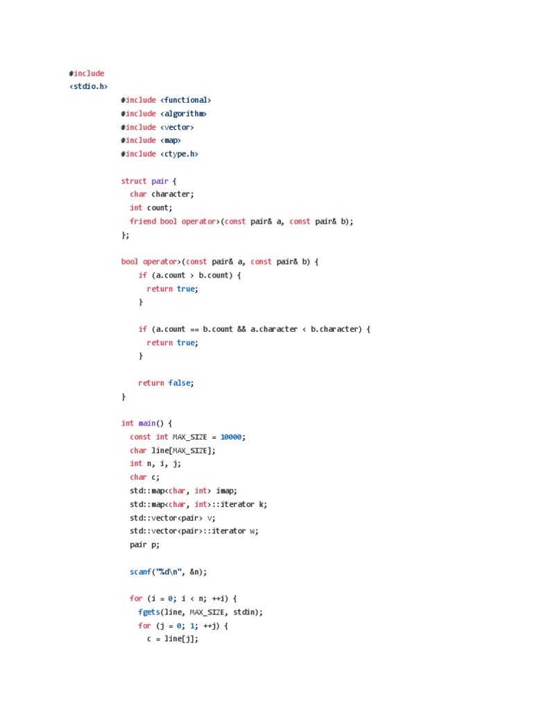 UVa Online Judge Problem 10008 Solution | PDF
