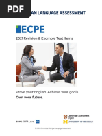 ECPE Writing Rating Scale | PDF | Vocabulary | Cognition