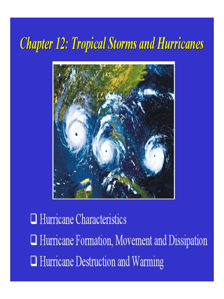 Chapter 12: Tropical Storms and Hurricanes | PDF | Eye (Cyclone ...