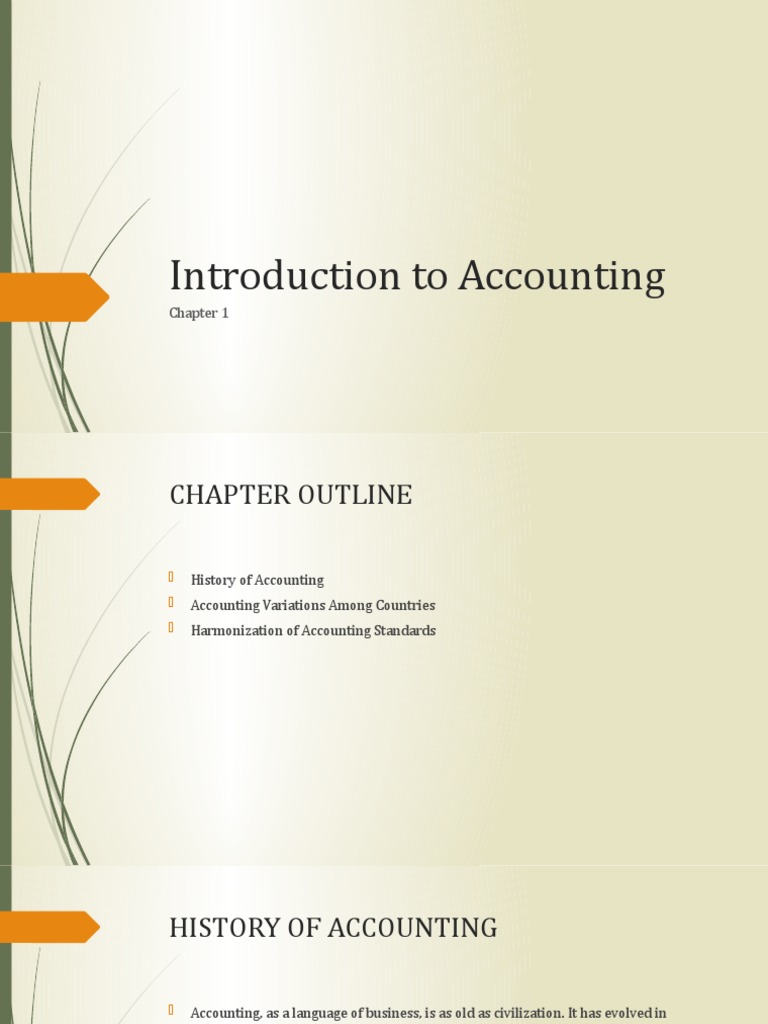 Chapter 1 Introduction To Accounting | PDF | International Financial ...