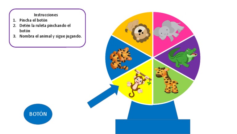 Ruleta de Animales Salvajes | PDF