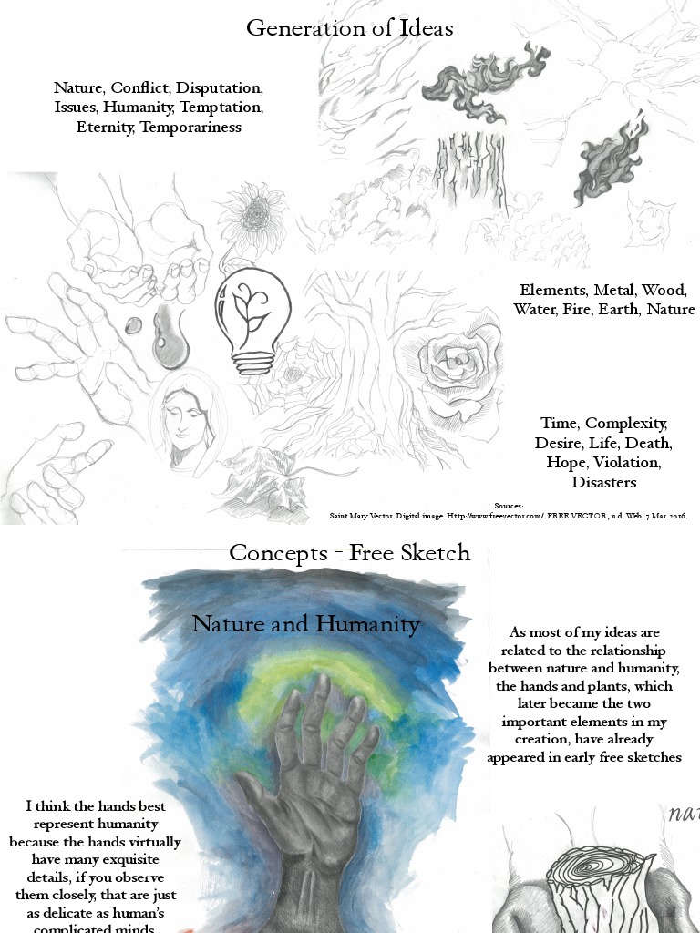 Visual Arts, Process Portfolio | PDF | Michelangelo | Paul Cézanne